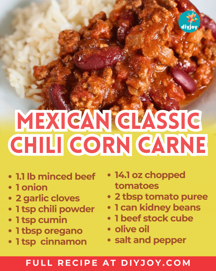 Mexican Classic Chili Corn Carne Recipe