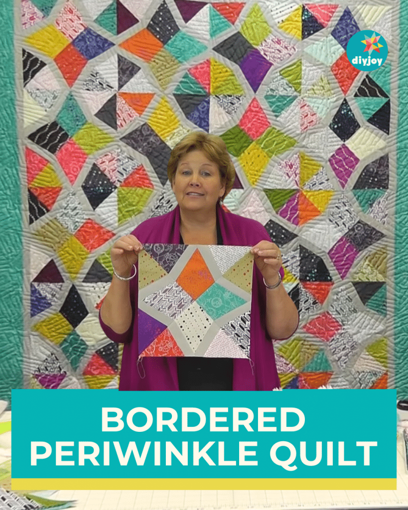 Bordered Periwinkle Quilt With Jenny Doan