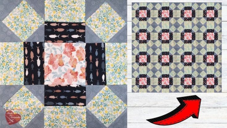 Easy Broken Wheel Quilt Block Tutorial - DIY Joy