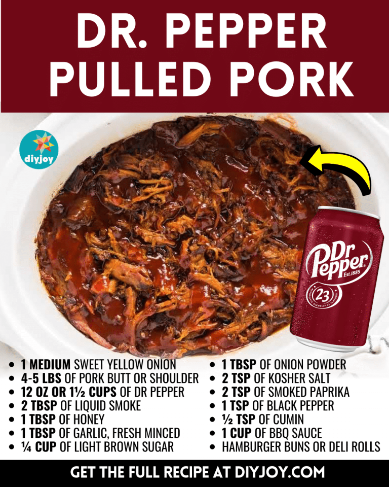 Easy Crockpot Dr. Pepper Pulled Pork Recipe - DIY Joy