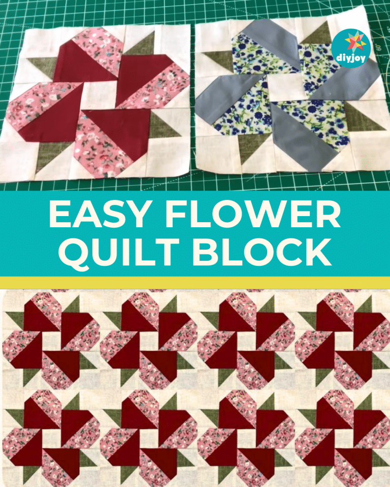 Easy Flower Quilt Block
