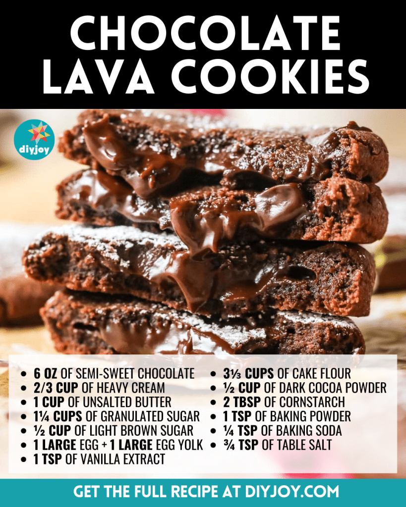 Easy-to-Make Chocolate Lava Cookies - DIY Joy