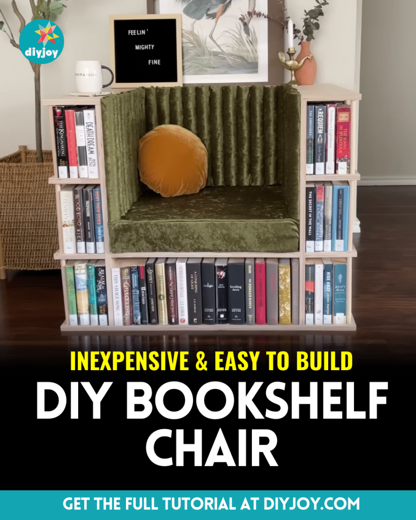 How to Build a DIY Bookshelf Chair - DIY Joy