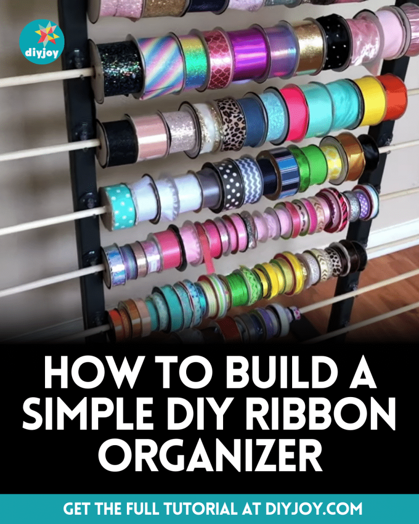 How to Build a Simple DIY Ribbon Organizer - DIY Joy