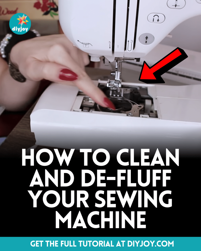 How to Clean and De-Fluff Your Sewing Machine - DIY Joy