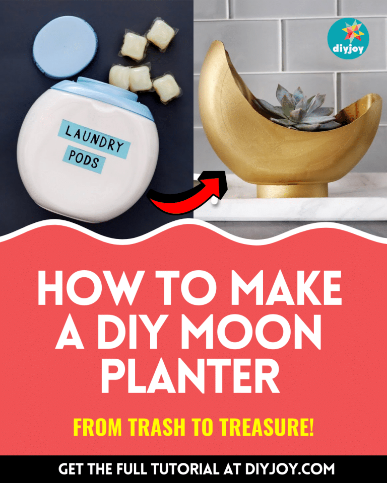 How to Make a DIY Moon Planter - DIY Joy