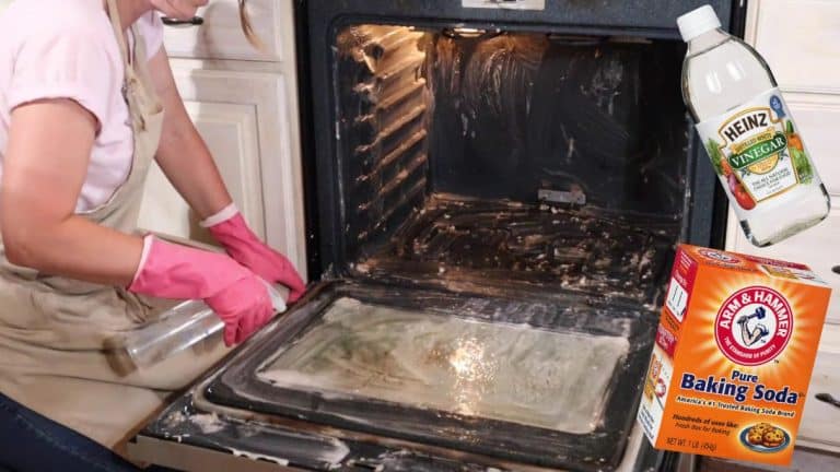 How to Clean an Oven with Baking Soda and Vinegar - DIY Joy