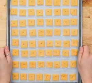 5-Ingredient Cheesy Crackers Recipe - DIY Joy