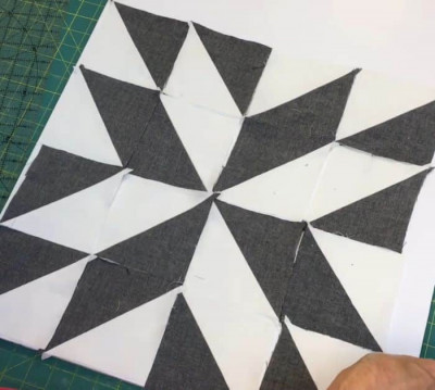 Easy HST Quilted Pillow - DIY Joy