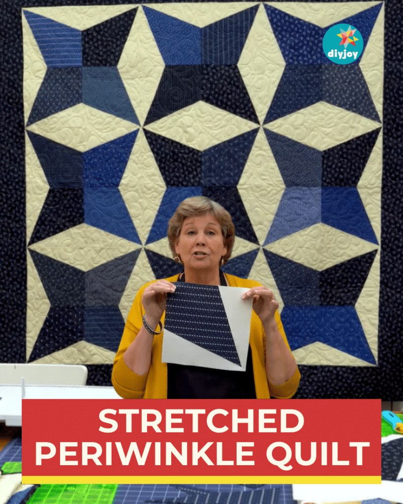 Stretched Periwinkle Quilt With Jenny Doan
