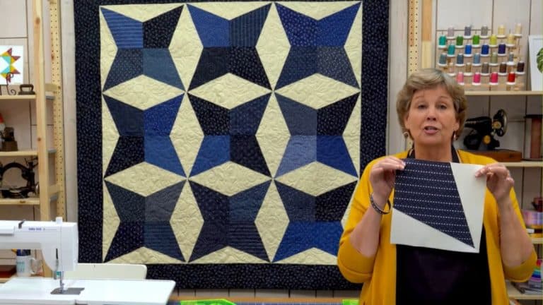 Stretched Periwinkle Quilt With Jenny Doan - DIY Joy