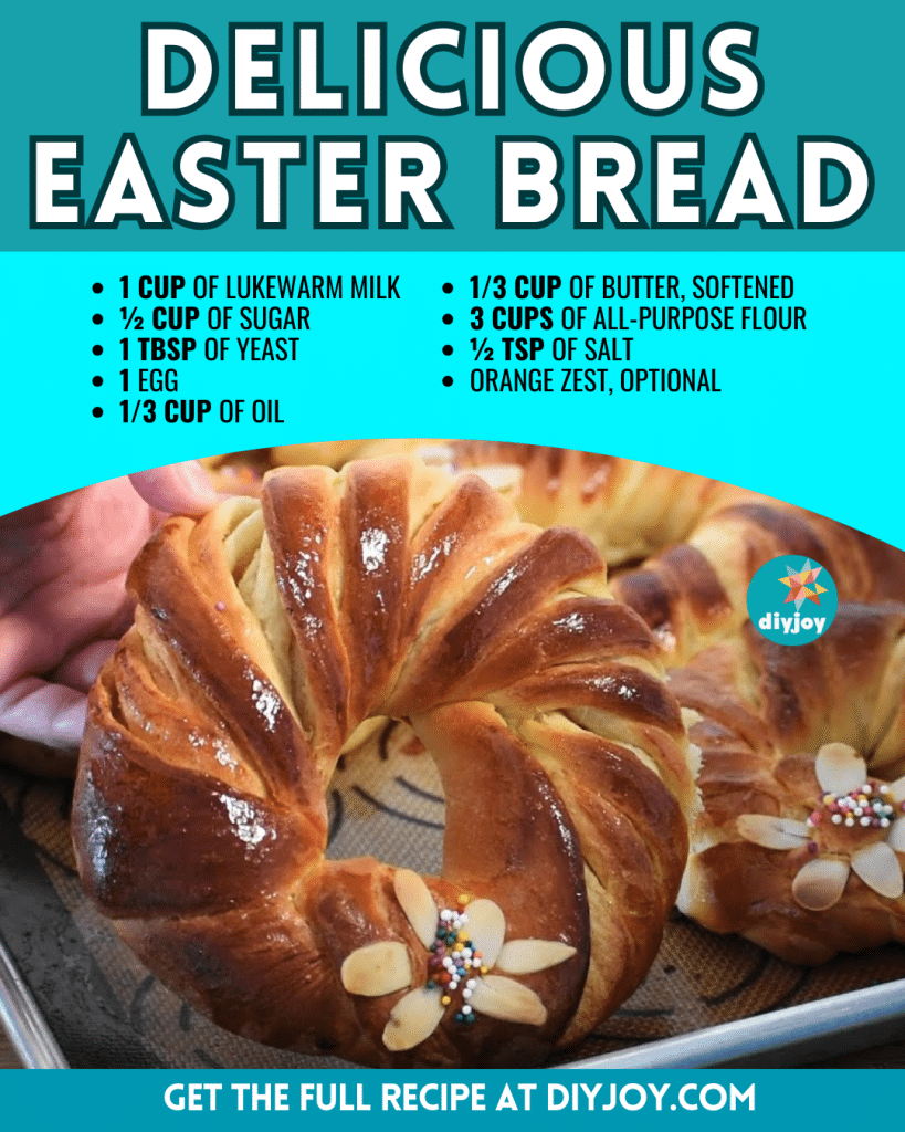 Easy and Delicious Easter Bread Recipe - DIY Joy