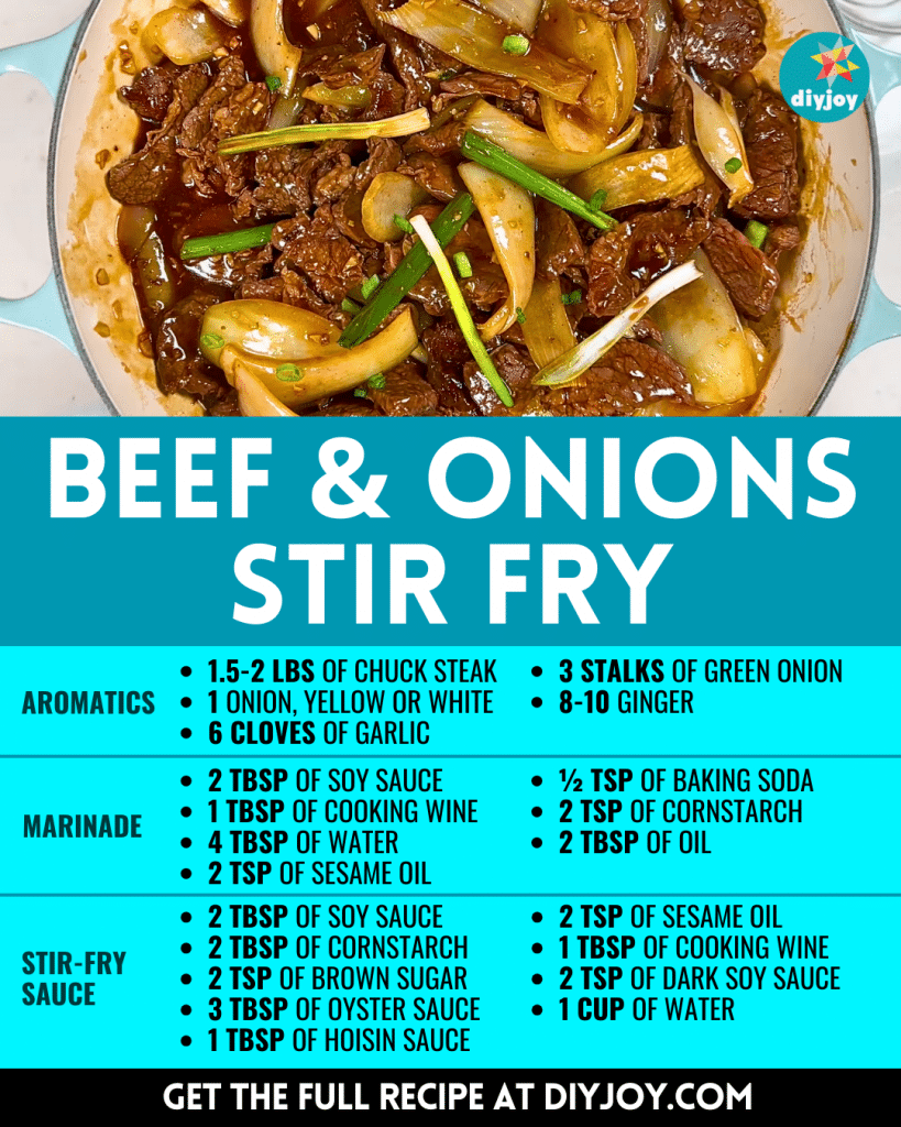 Easy Beef & Onions Stir Fry Recipe - DIY Joy