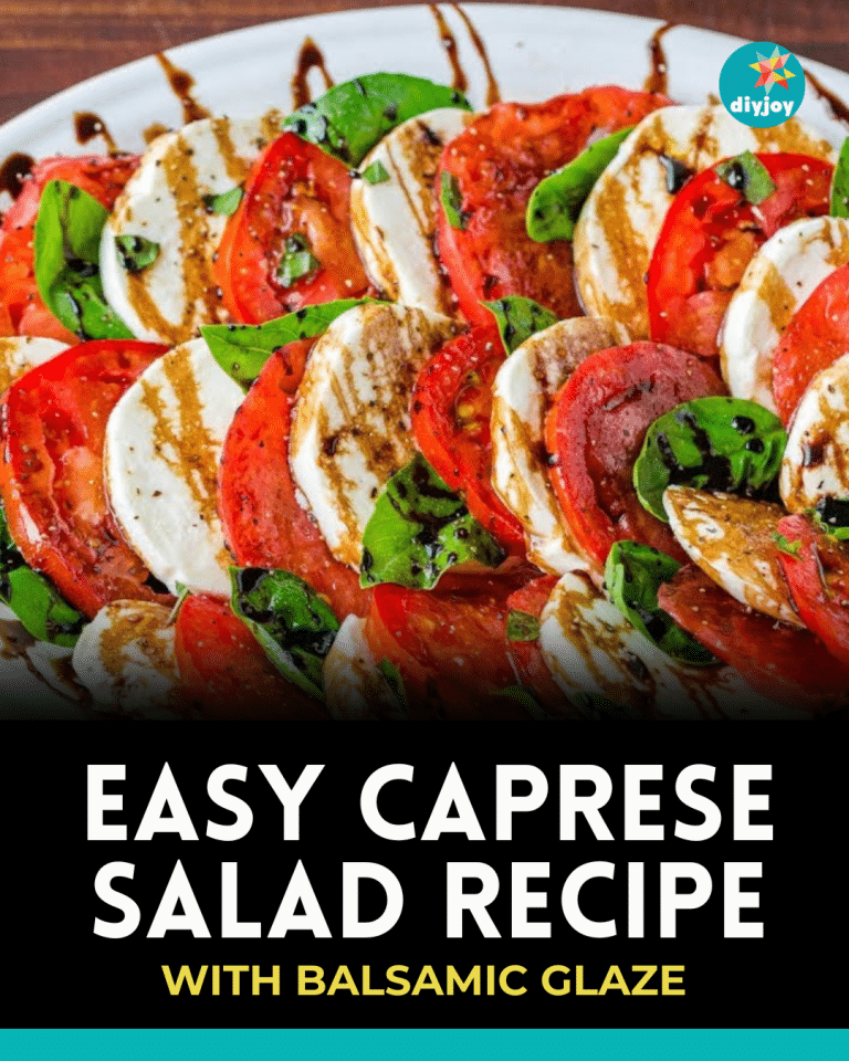 Easy Caprese Salad Recipe With Balsamic Glaze