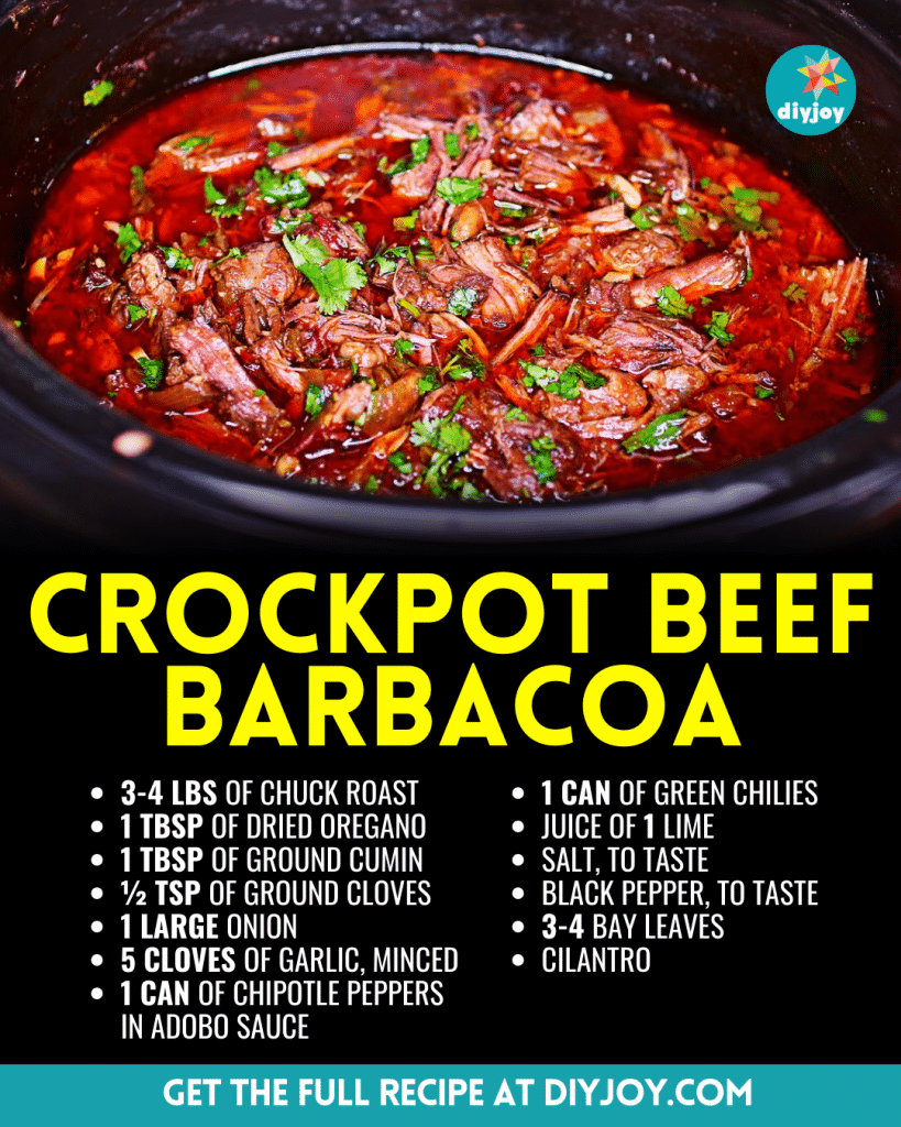 Easy Crockpot Beef Barbacoa Recipe - DIY Joy