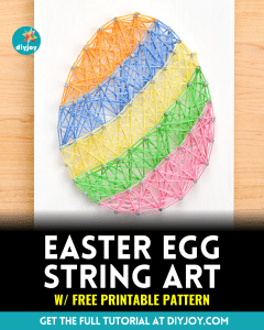 Easy Easter Egg String Art Tutorial - DIY Joy