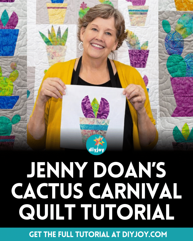 Easy Jenny Doan's Cactus Carnival Quilt Tutorial - DIY Joy