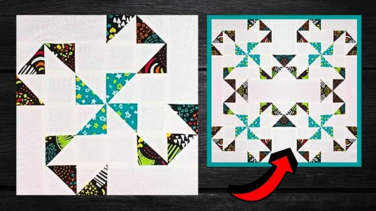 Easy Oklahoma Twister Quilt Block Tutorial - DIY Joy