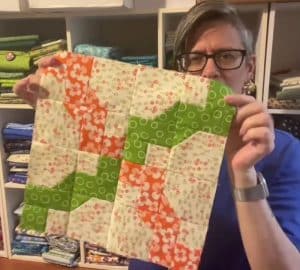 How to Make a Jagged Lattice Quilt Block - DIY Joy