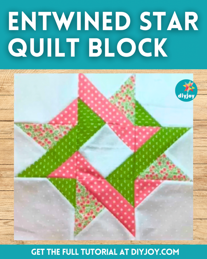 How to Make an Entwined Star Quilt Block - DIY Joy