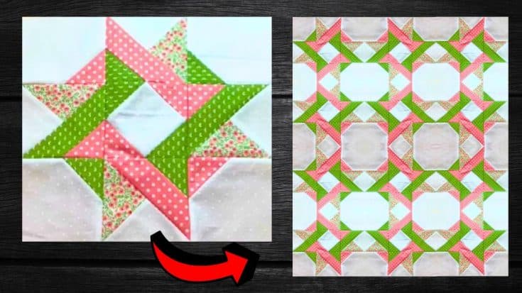 How to Make an Entwined Star Quilt Block - DIY Joy