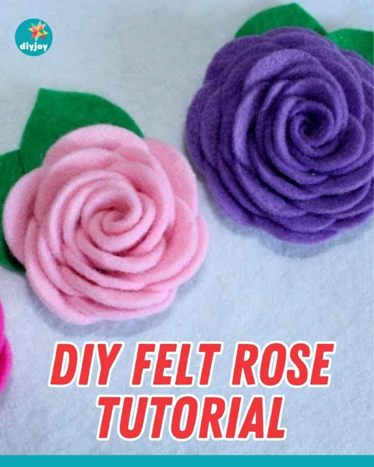 DIY Felt Rose Tutorial DIY Felt Rose Tutorial