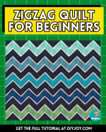 Beginner-Friendly ZigZag Quilt Tutorial - DIY Joy