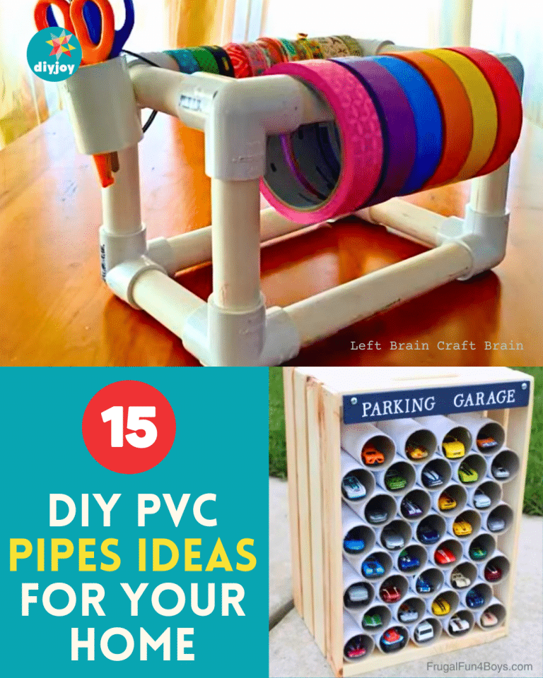 15 DIY PVC Pipe Ideas For Your Home