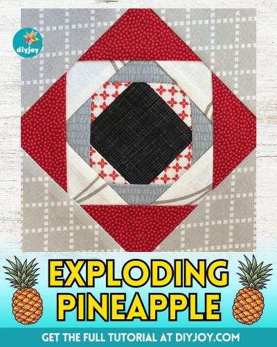 Easy Exploding Pineapple Quilt Block Tutorial - DIY Joy