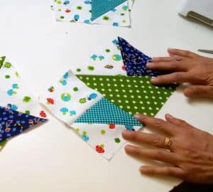 Easy HST Star Block Tutorial - DIY Joy
