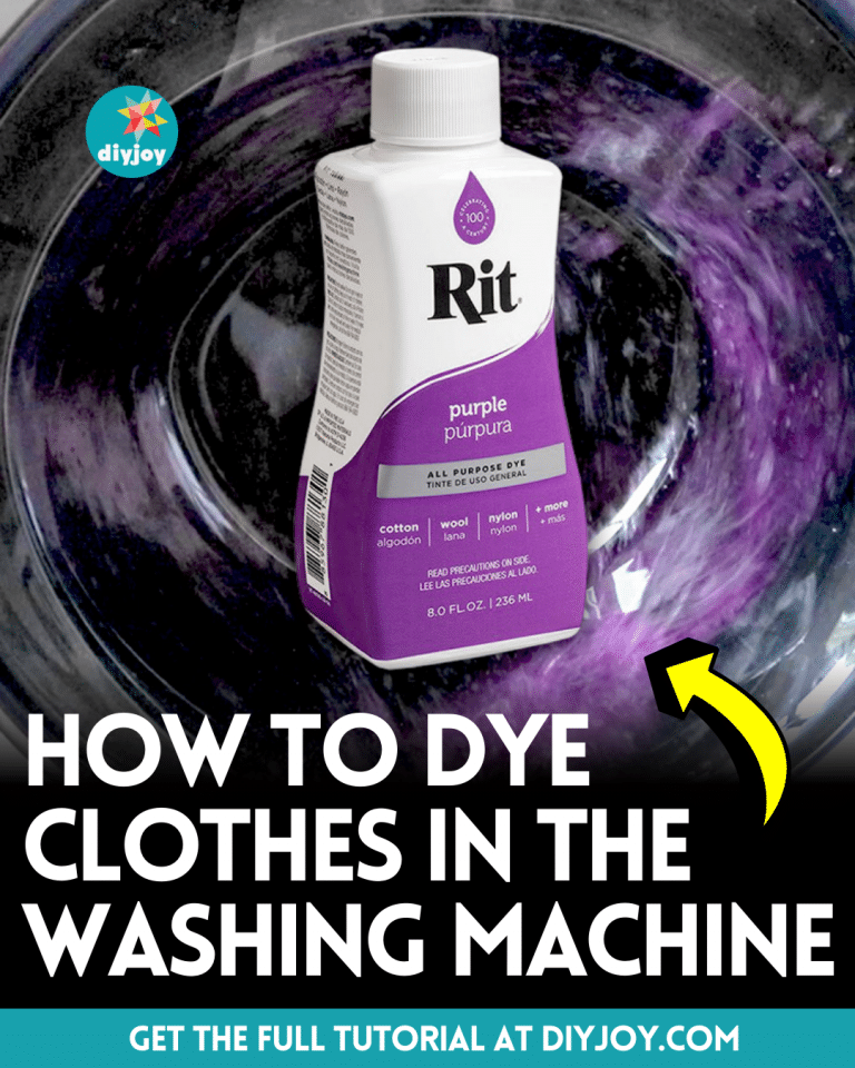 How to Dye Clothes in the Washing Machine - DIY Joy