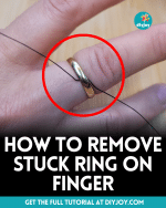 How to Remove Stuck Ring on Finger - DIY Joy
