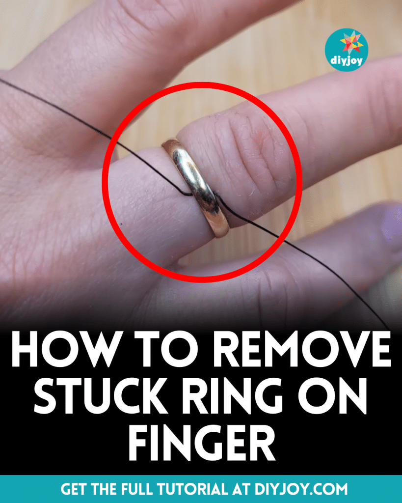 How to Remove Stuck Ring on Finger - DIY Joy