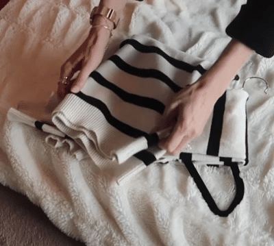 Easy 10-Second Hanger Folding Hack - DIY Joy