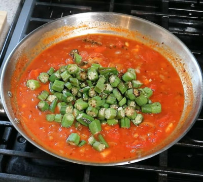 Okra and Tomato Stew Recipe - DIY Joy