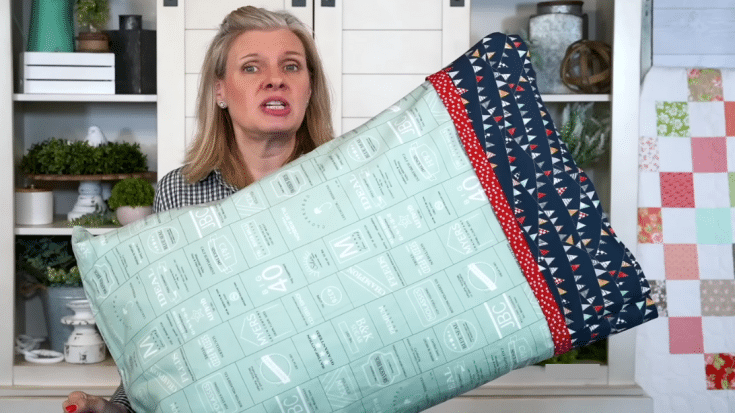How to Make a Pillowcase in 10 Minutes - DIY Joy
