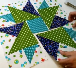 Easy HST Star Block Tutorial - DIY Joy