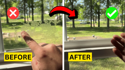 How to Remove Sticker Residue from Glass - DIY Joy