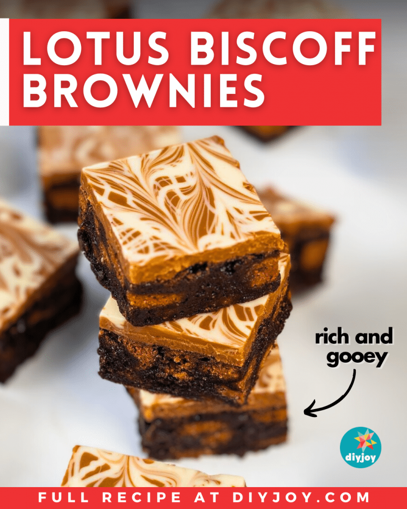 Lotus Biscoff Brownies Recipe