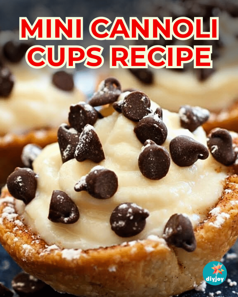 Mini Cannoli Cups Recipe