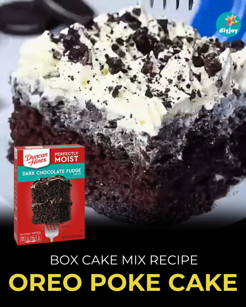 Best Oreo Chocolate Poke Cake
