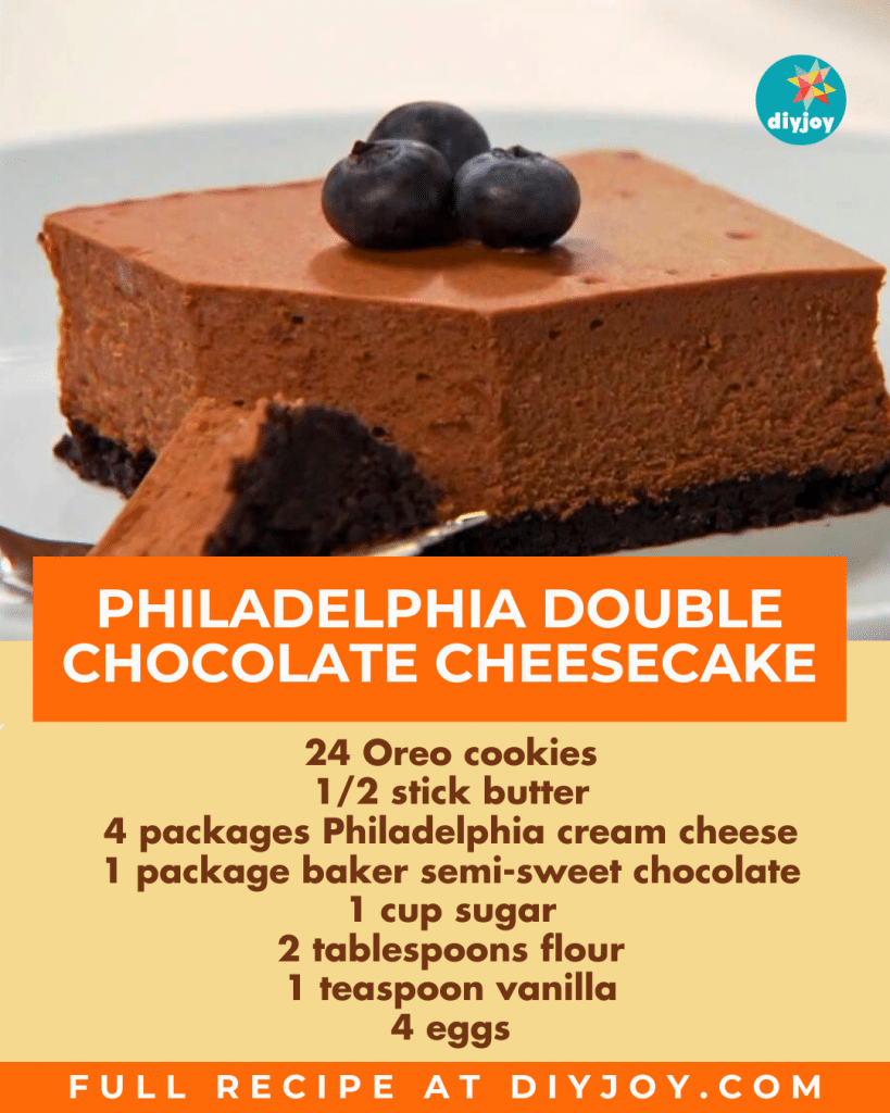 Philadelphia Double Chocolate Cheesecake