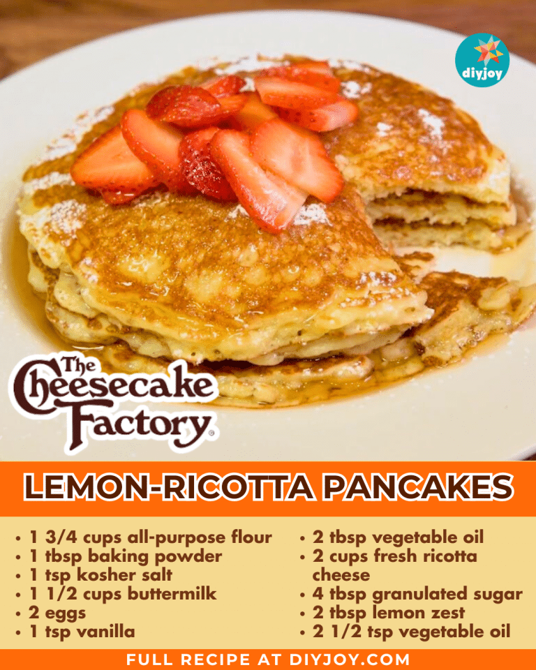 The Cheesecake Factory Lemon-Ricotta Pancakes