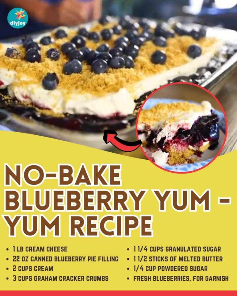 No-Bake Blueberry Yum Yum Recipe