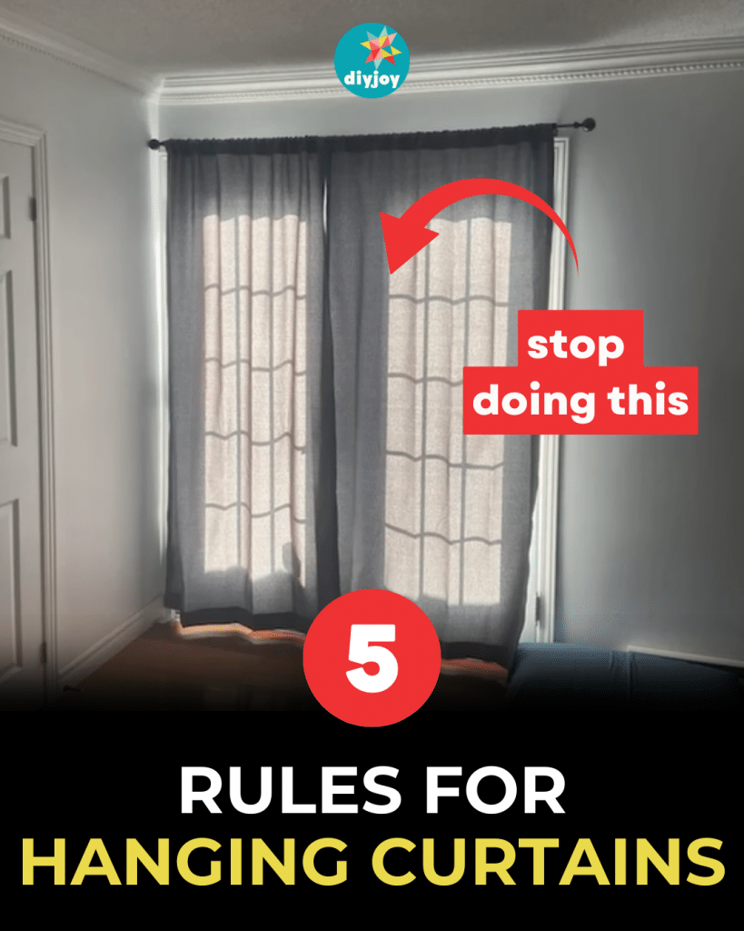 5 Rules for Hanging Curtains