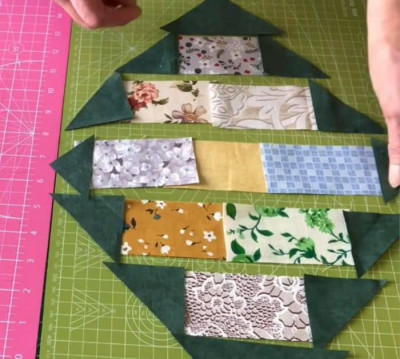 Easy Quilt Block Made From Fabric Scraps - DIY Joy