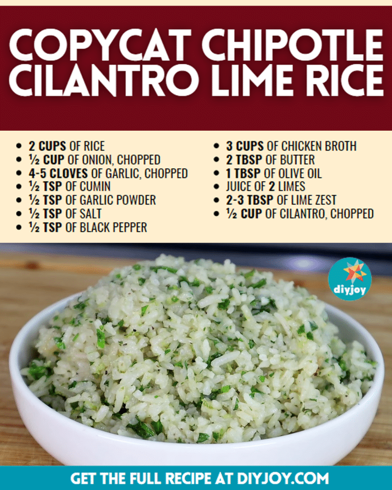 Better Than Chipotle Cilantro Lime Rice Recipe - DIY Joy