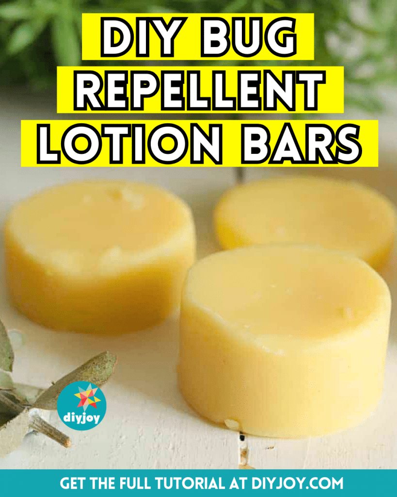 Easy DIY Bug Repellent Lotion Bars Tutorial - DIY Joy