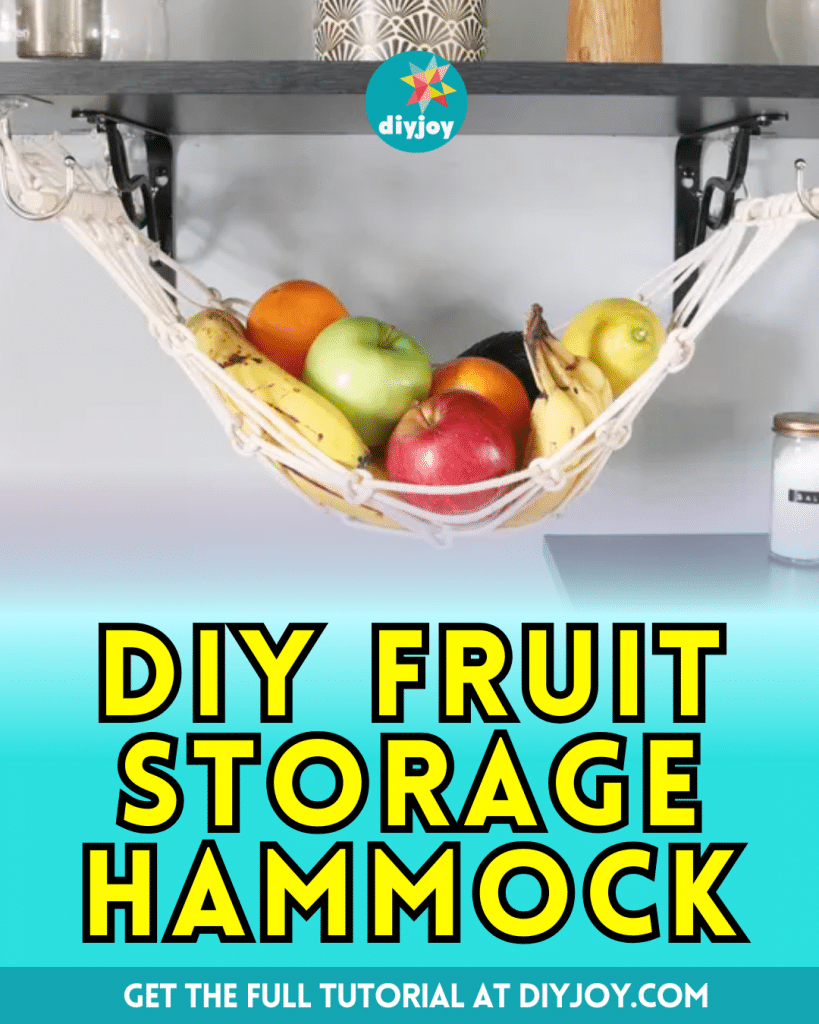Easy DIY Fruit Storage Hammock Tutorial - DIY Joy