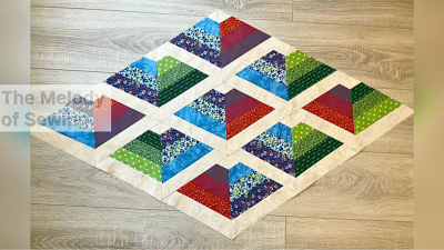 Easy Geometric Charm Quilt Tutorial - DIY Joy